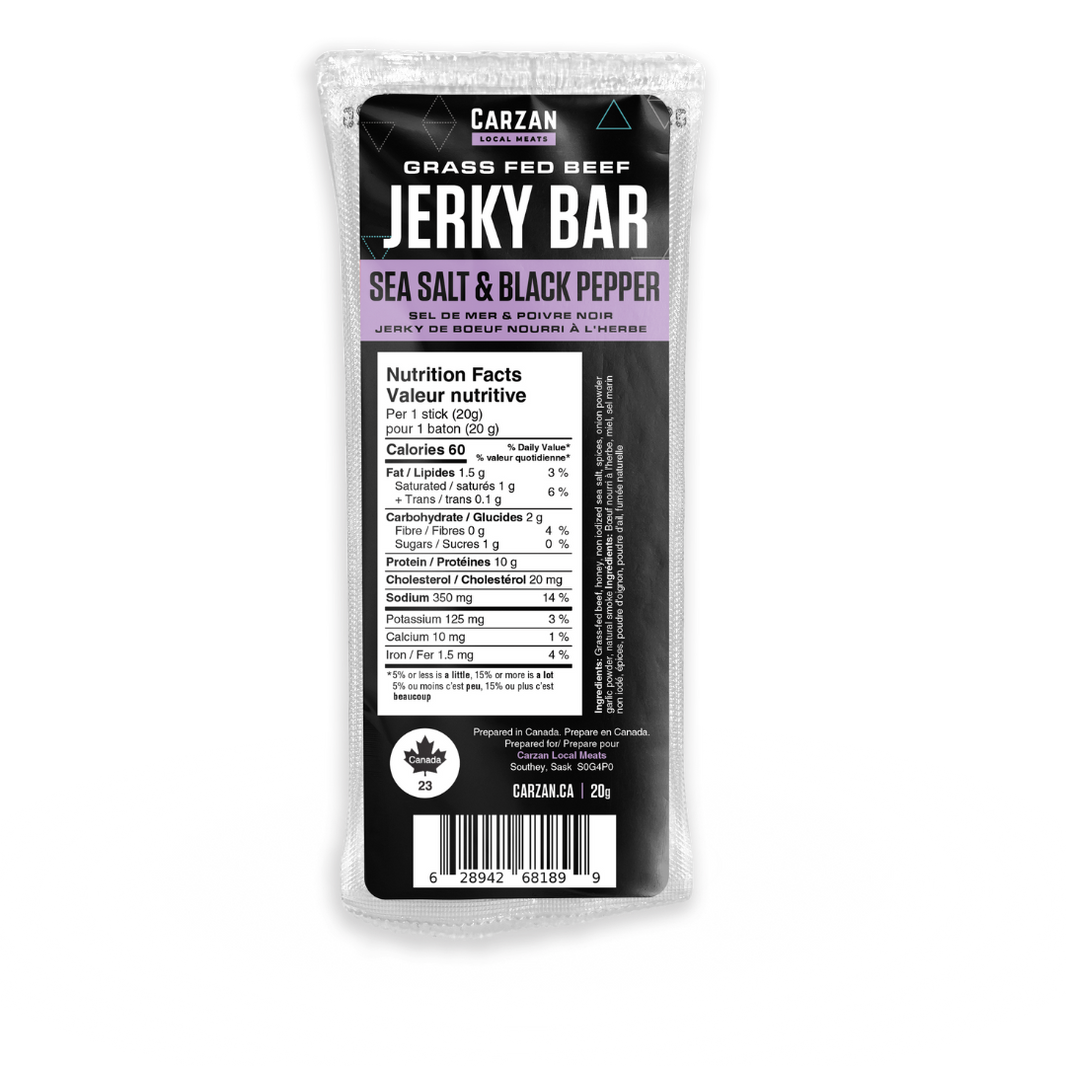 Grass-Finished Beef Jerky | Clean Ingredients, Nitrite-Free | Carzan ...